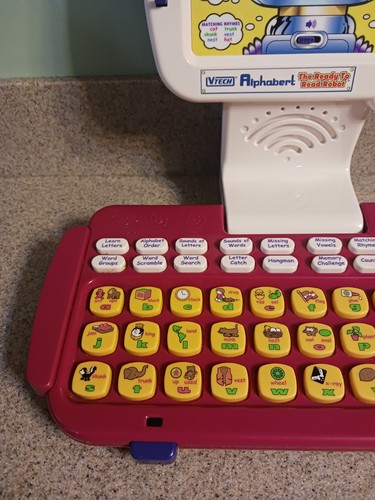 Vtech Alphabert Ready To Read Robot Eductional 294 Little Smart Folding ...