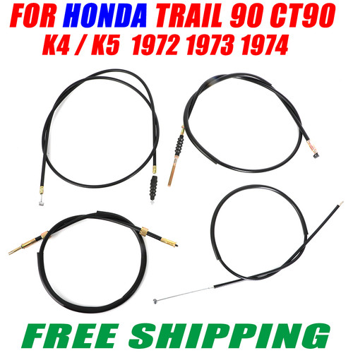 For 1972-1974 Honda Trail 90 CT90 K4 K5 Brake Throttle Speedo Throttle ...