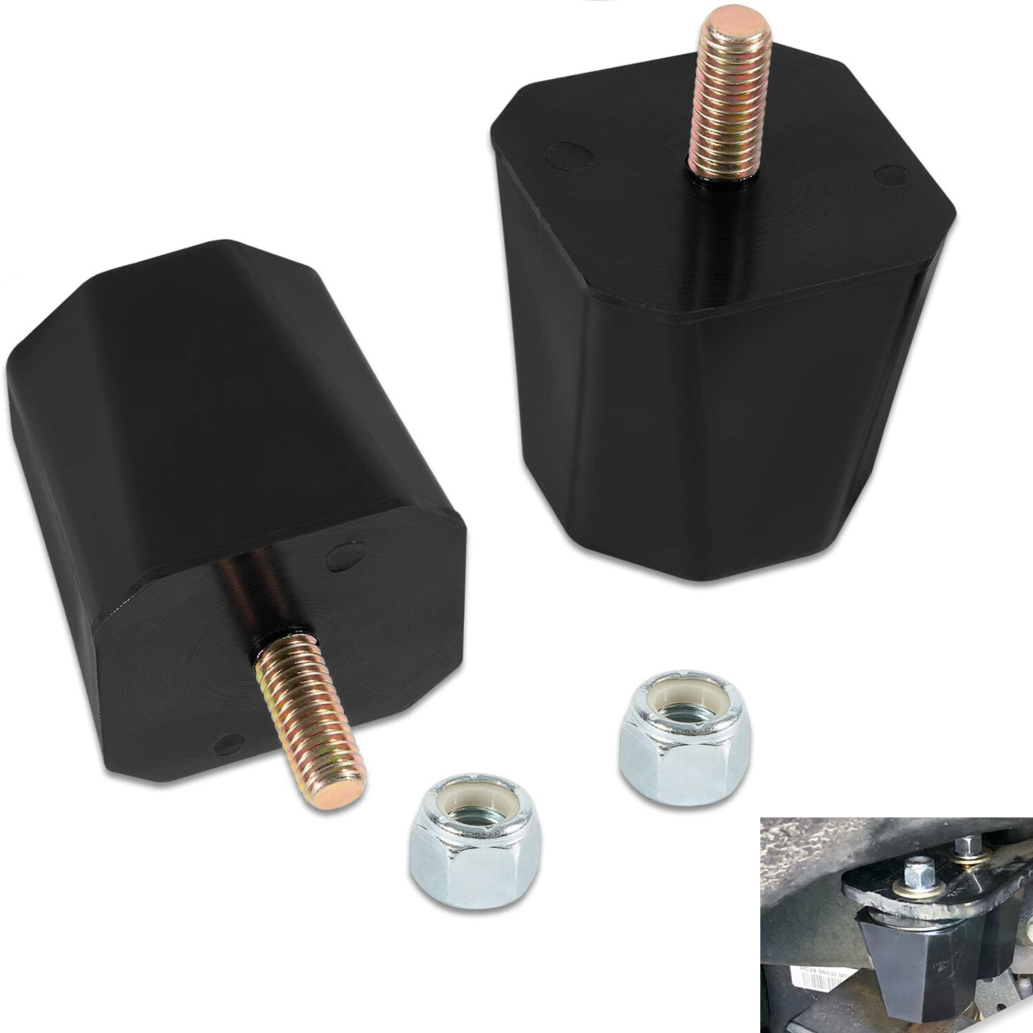 9.9136G Universal Bump Stop Set 2” Tall Suspensions One Pair | eBay