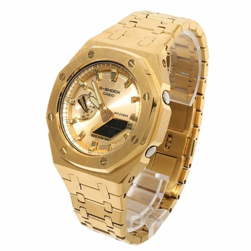 G-SHOCK GA2100gb GARISH GOLD 41mm Gold Dial GOLD Custom CASIOAK from ...