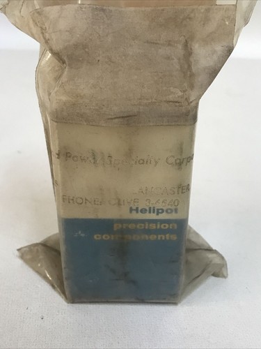 Beckman Helipot AR100KL.25 Precision Potentiometer 10 Turn 5W 100kOhm ...