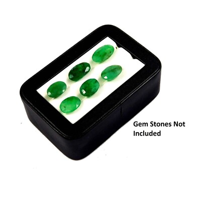 7.8x5.7x2.5 Cm Gemstone Display Case Stone Storage Case Tray | eBay ...