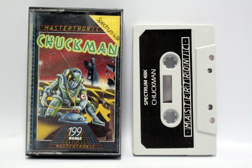 CHUCKMAN GIOCO USATO SINCLAIR ZX SPECTRUM 48K DATASSETTE MASTERTRONIC ...