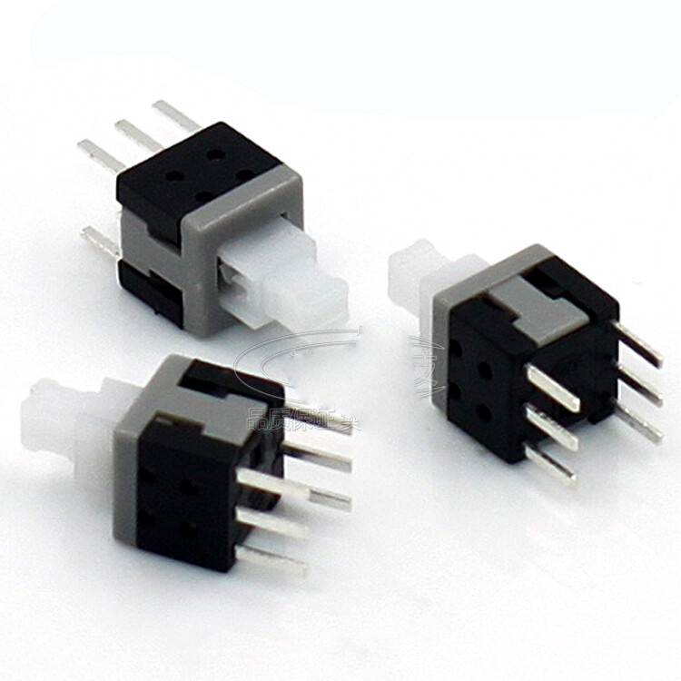 6 Pin Mini Switch Push Button 5.8x5.8mm/ 8.5x8.5mm Self-locking ...