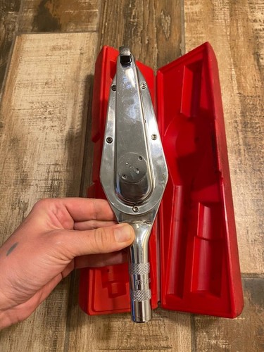 Snap-on Torqometer TE12A 3/8 Drive 150 in Lbs Dial Type Torque Wrench ...