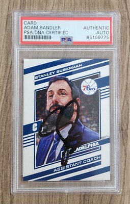 Adam Sandler Signed Cuyler Smith Stanley Sugarman Art Card #238 Slabbed ...