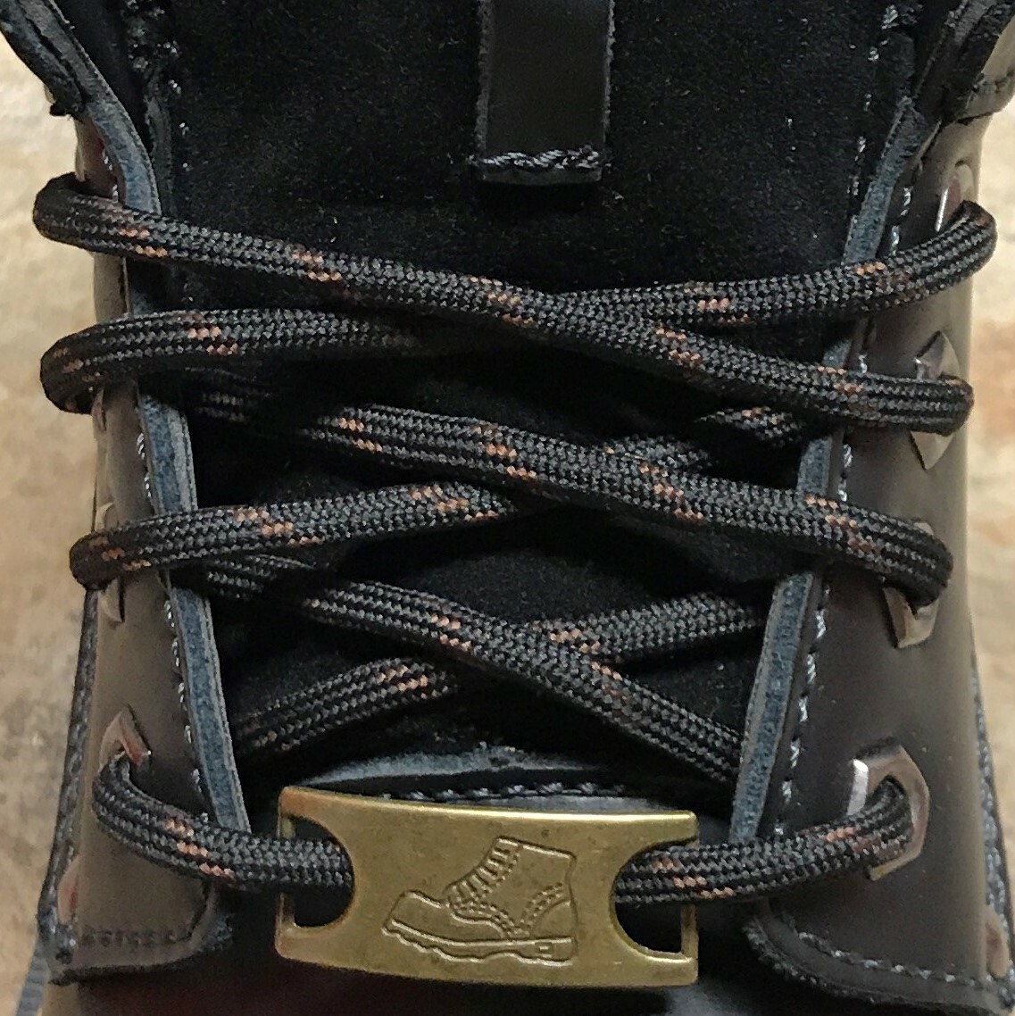 Heavy Duty Hiking Work Boot Shoe Laces Strings / Stay Tied, 5mm Black ...