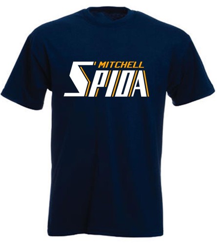 Navy Utah Jazz Dononvan Mitchell "SPIDA Logo" T-Shirt | eBay
