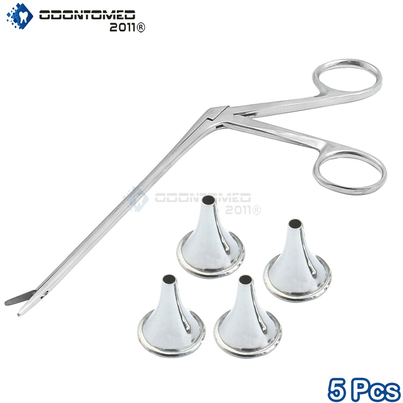 4pc Set Ear Speculum 1 x Micro Alligator ENT Surgical Nasal Instruments ...