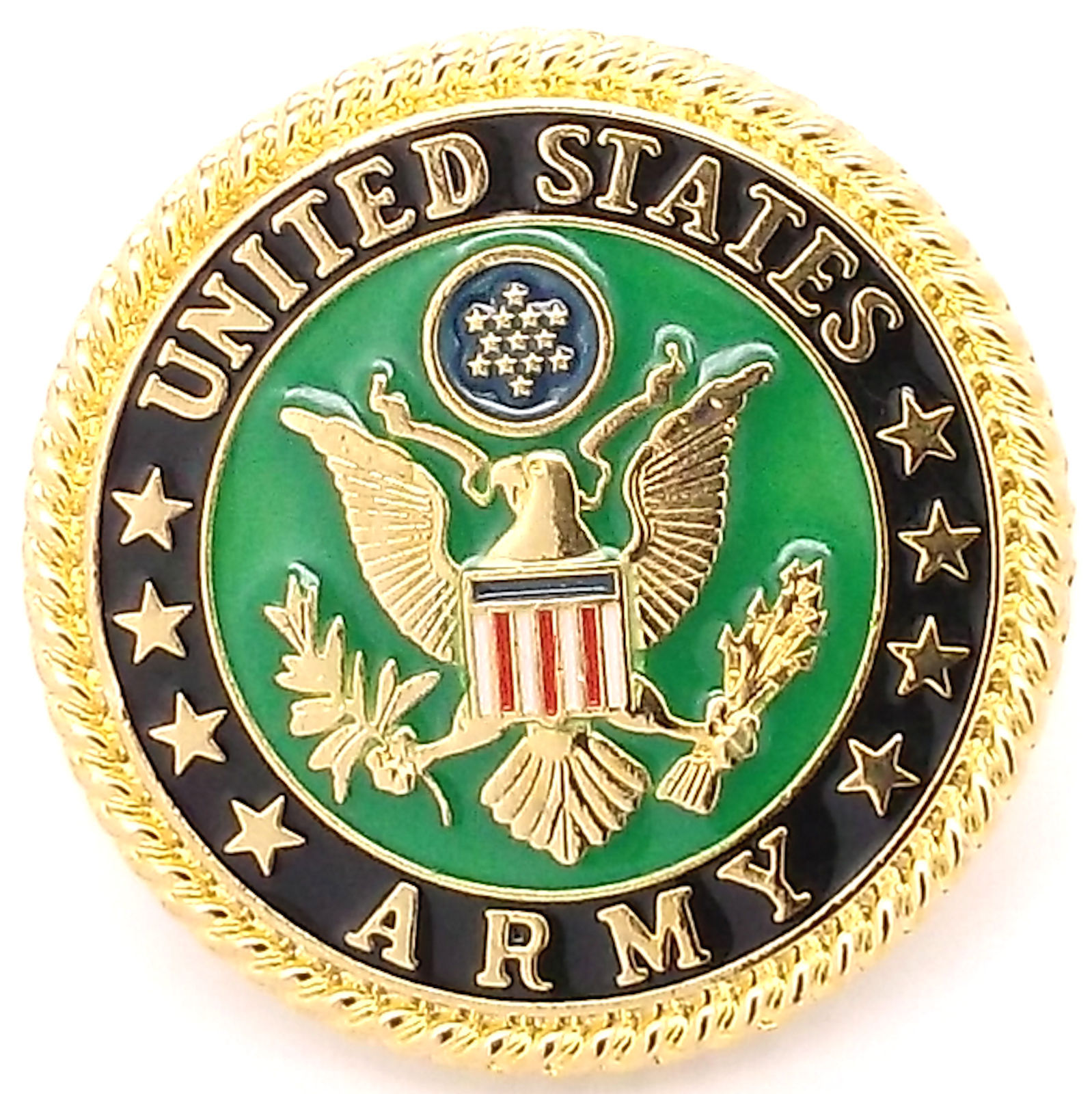 Army Emblem Rose Gold Decorative Snap Set 1" 1265-46 by Stecksstore | eBay