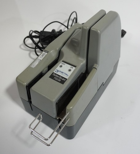 DIGITAL CHECK TELLERSCAN TS230 CAPTURE SCANNER|100 DPM!|INK ENDORSER ...