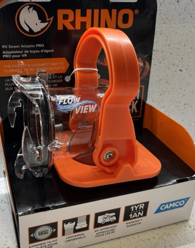 Camco Drain Lock 39730 Rhino Rv Sewer Adapter Pro Locking Elbow | eBay