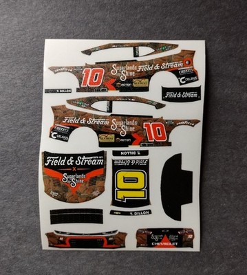 2025 Custom Ty Dillon #10 Field & Stream X Sugarlands 1/64 Peel & Stick ...