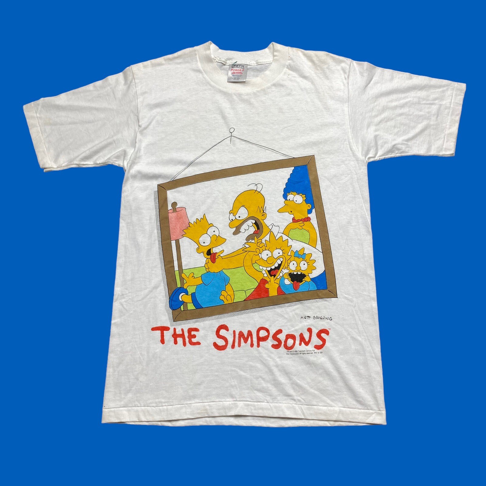 Vintage 1990 The Simpsons Matt Groening Bart Homer Si… - Gem
