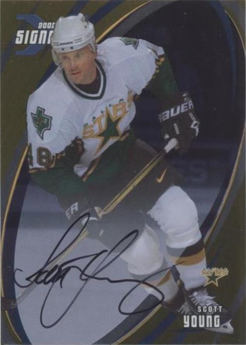 2002-03 In the Game Be A Player Signature Series - Scott Young #168 ...