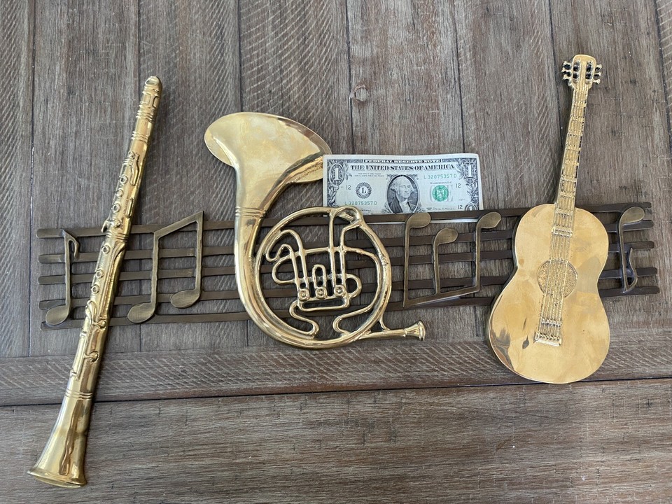 San Pacific Brass Instruments Wall Ornament | eBay