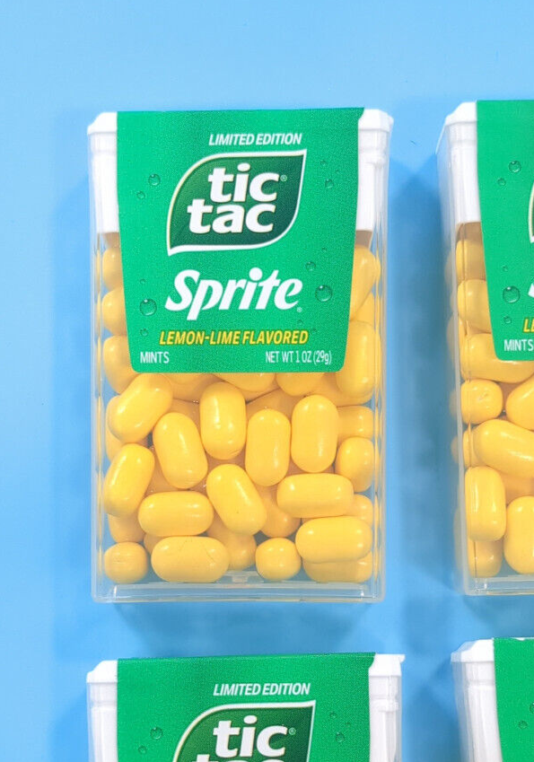 Tic Tac Sprite Lemon-Lime Flavoured Candy 1 oz. Set of 4 | eBay