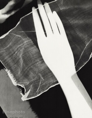 1927/34 Original MAN RAY Rayograph Surreal Hand Abstract Photogram ...