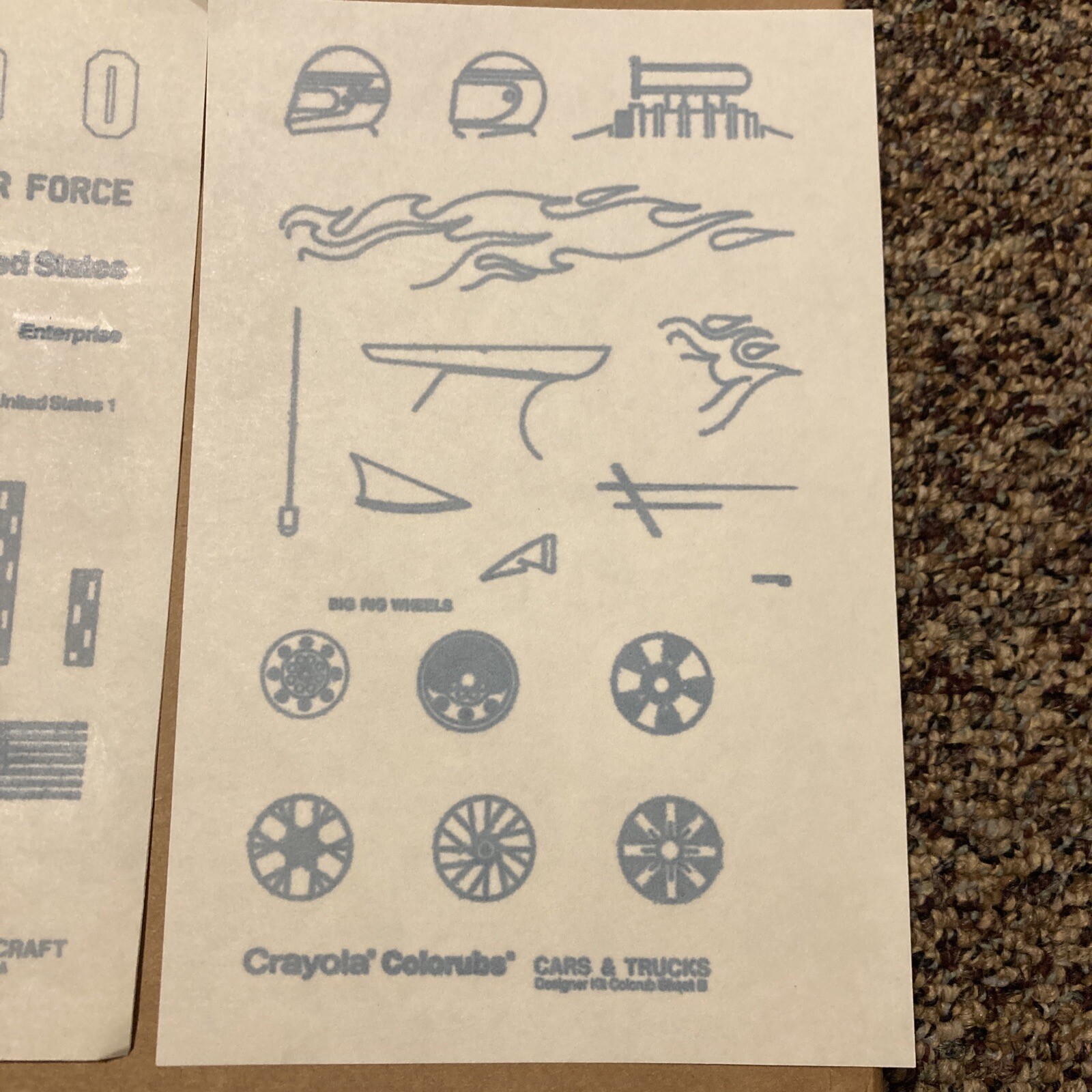 Vintage 1986 Crayola DESIGNER Kit for Vehicles #5605 E4 for sale online ...