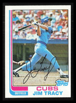 Jim Tracy 1982 Topps #403 Chicago Cubs | eBay