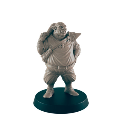 Orc Mini | Bouncer Security Guard | Male Monster Townsfolk NPC Figure ...