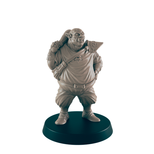 Orc Mini | Bouncer Security Guard | Male Monster Townsfolk NPC Figure ...
