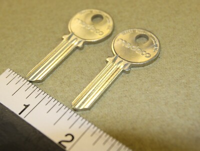 2 x Medeco blank uncut round headed keys, for 1 price - New | eBay