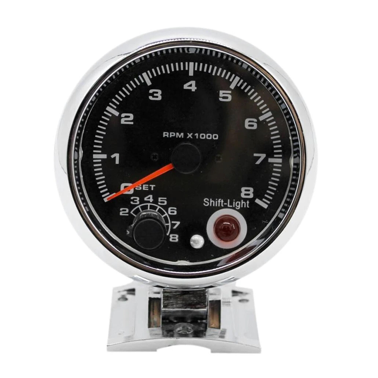 7 Led Colors 3.75'' Car Universal Black Tachometer Gauge Blue Inter ...