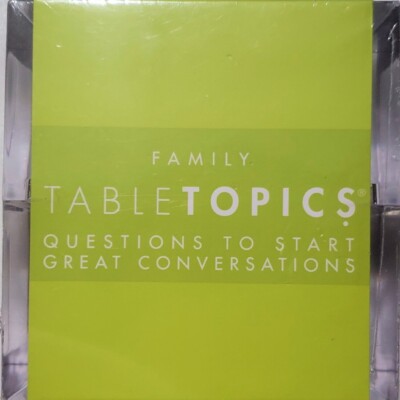 TABLE TOPICS (FAMILY EDITION) - QUESTIONS TO START GREAT CONVERSATIONS ...