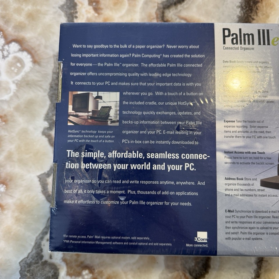Palm IIIe Connected Organizer PDA New Sealed Vintage 3Com Handheld | eBay