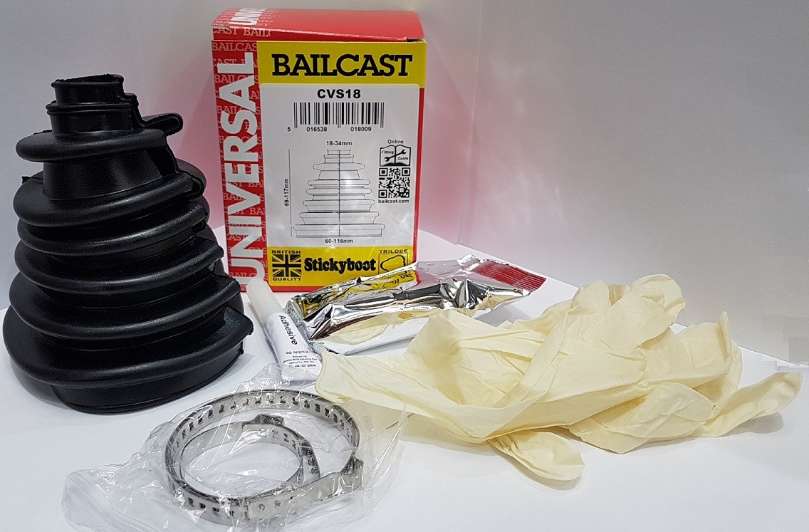 1x Bailcast Stickyboot split universal CV boot kit Drive Shaft - Brand New CVS18 | eBay UK