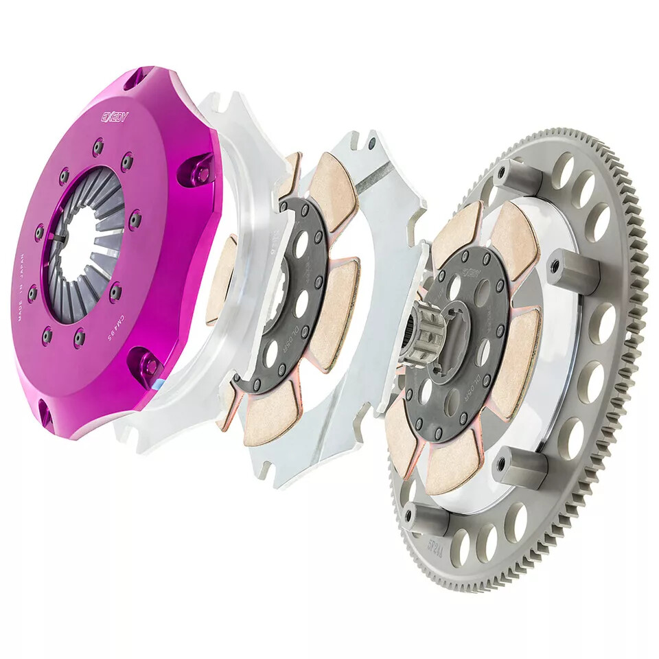 Exedy HM032SBL Hyper Twin Clutch and Flywheel for 02-06 RSX / 02-11 ...