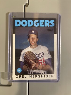 1986 Topps #159 Orel Hershiser LA Dodgers Cards (2) EX-NM FREE SHIPPING ...