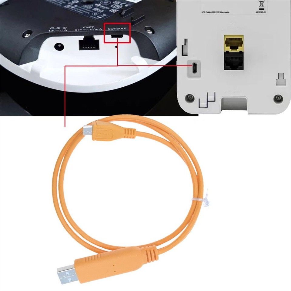 USB 2.0 Console Adapter Cable for Aruba AP-CBL-SERU AP203 AP303 AP344 ...