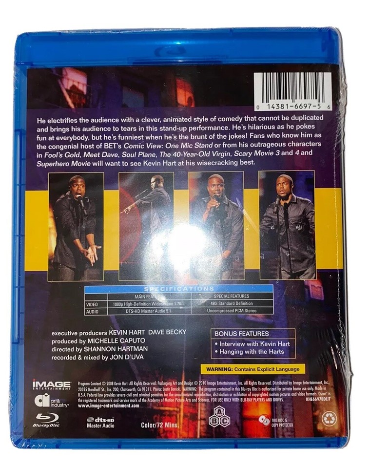 Kevin Hart Stand up Im a Grown Little Man (Blu-ray Disc, 2010) New ...