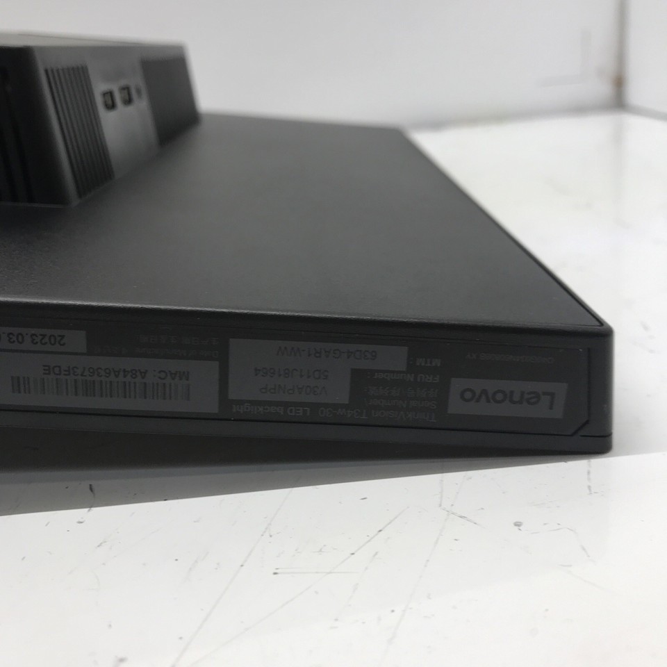 Lenovo ThinkVision 34 inch Curved Monitor - T34w-30 cracked screen for ...