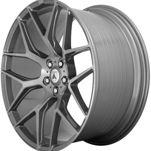 (Set of 4) Staggered-Asanti ABL-27 Dynasty 20" 5x112 +35mm Brushed ...