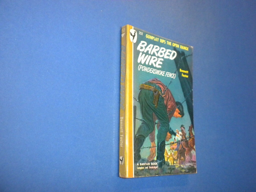 BARBED WIRE - BENNETT FOSTER Bantam western vintage paperback 1948 | eBay