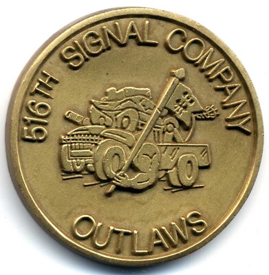 US Army Challenge Coin - 516th Signal Company | eBay