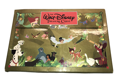 WALT DISNEY Treasure Chest Book Collection Set of 5 Large Books Vintage ...