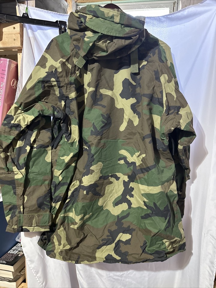 U.S. Army Parka Improved Rainsuit Jacket Orc Industries Woodland Camo ...