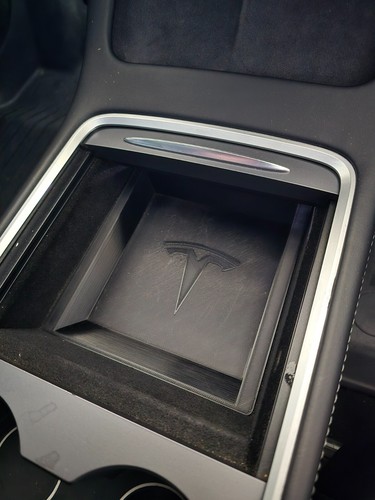 Tesla Model 3 Center Console Tray with Tesla Logo | eBay Australia