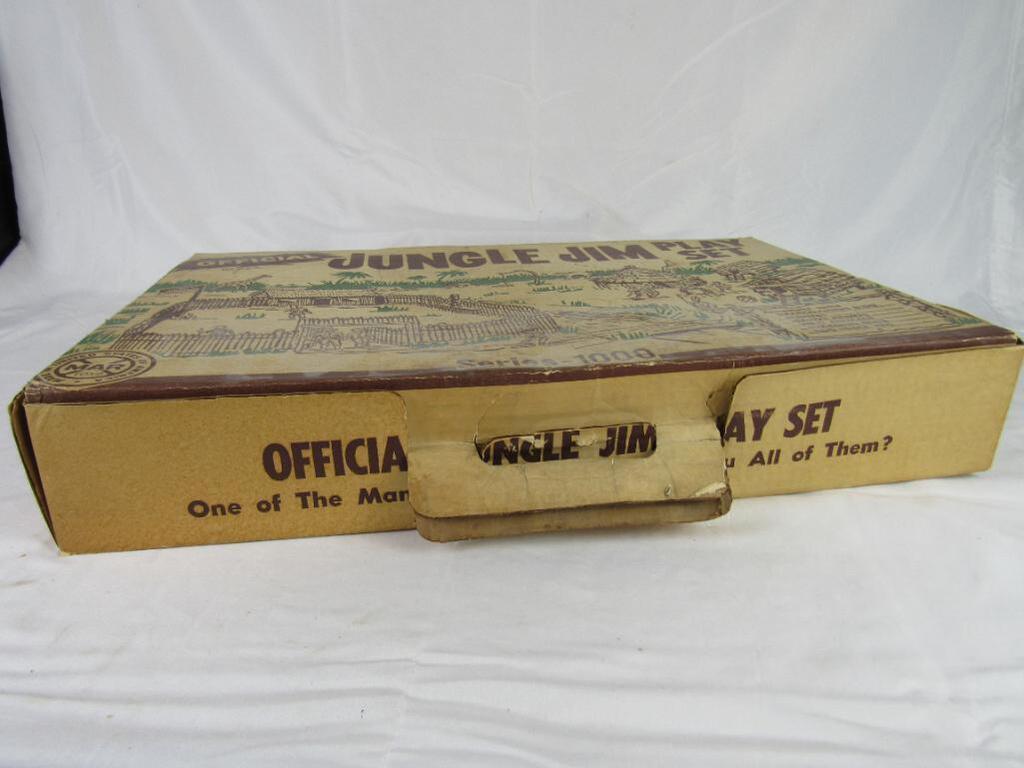 SCarce Rare 3706 VINTAGE 1950S MARX JUNGLE JIM PLAYSET Series 1000 DL ...