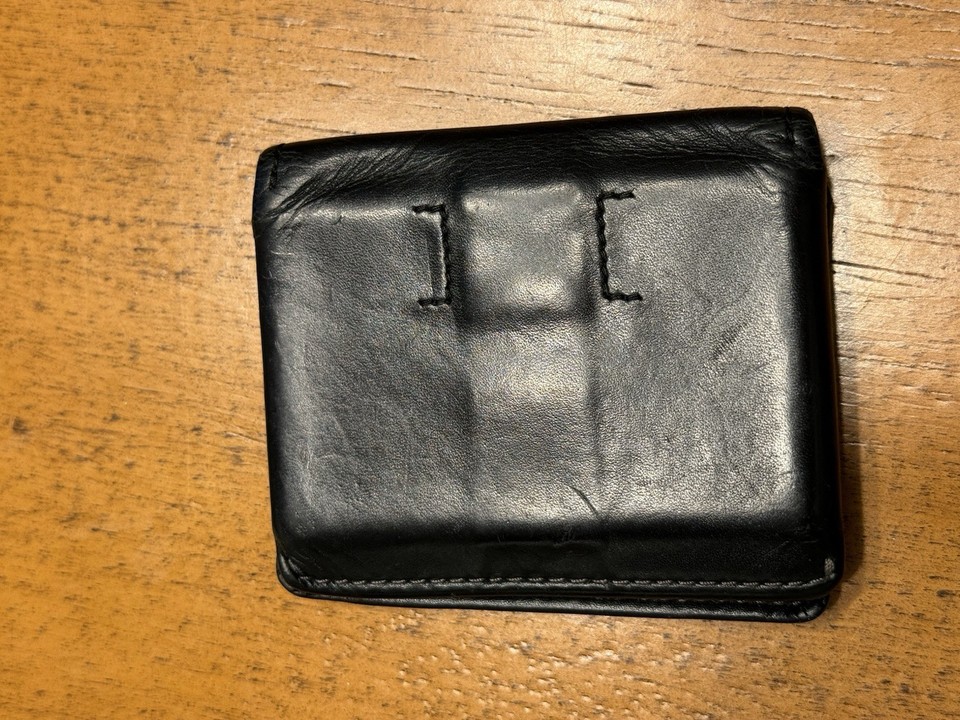 Bellroy Slim Sleeve Bifold Leather Wallet Black RFID Blocking | eBay