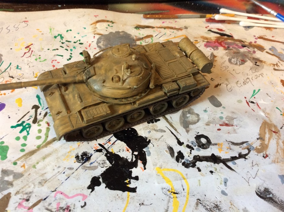 Tamiya 1/72 Russian T72 tank ready to paint | eBay UK