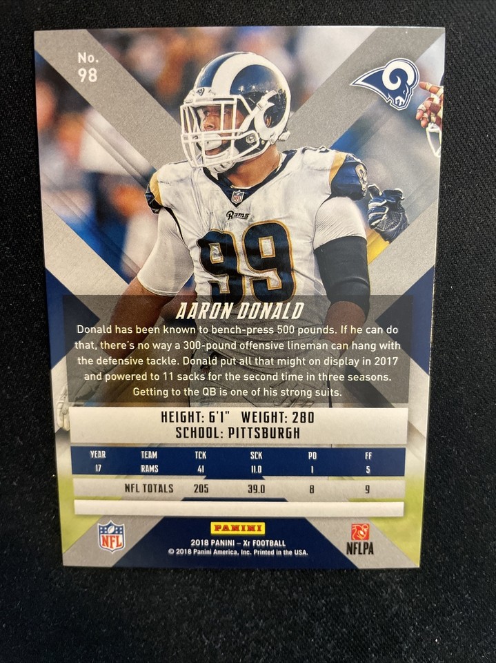 2018 Panini Xr Football 98 Aaron Darnold /199 | eBay