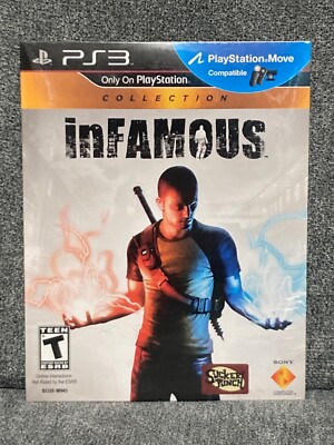 **NEW SEALED** inFamous Collection PS3 Cardboard Sleeve NFR Not For ...