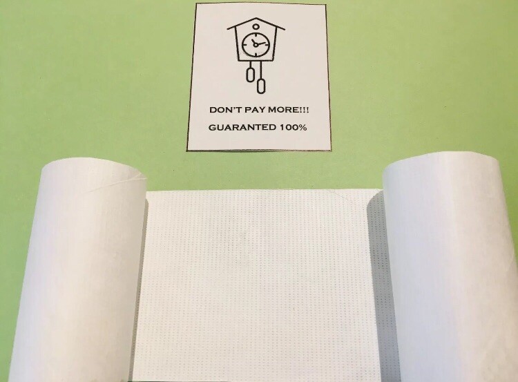 Cuckoo Clock Recovery Paper Bellow Roll 3”X 30”w/ Instruction (100% ...