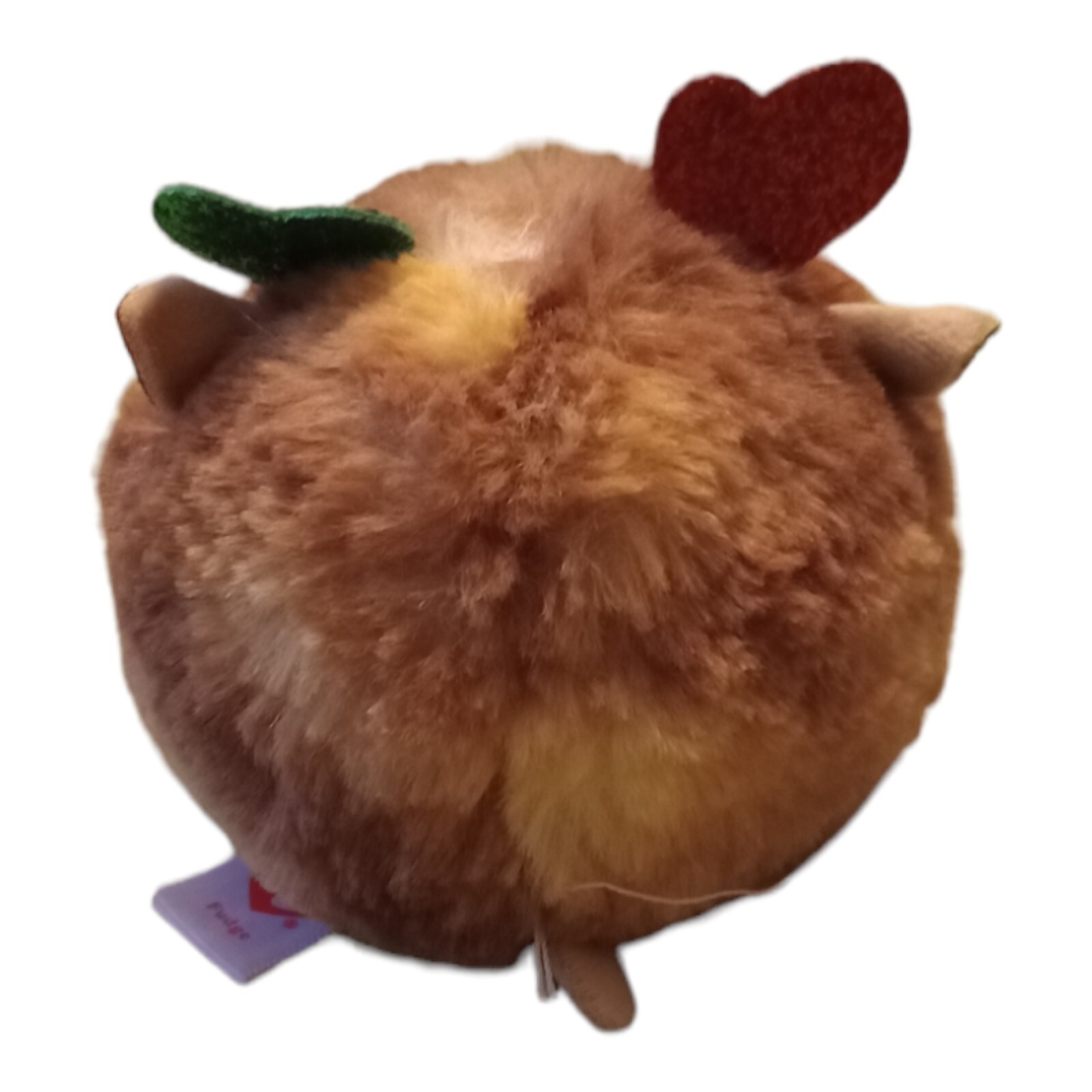 2021 Ty Puffies FUDGE Christmas Reindeer (4 inch) Stuffed Puff Ball ...