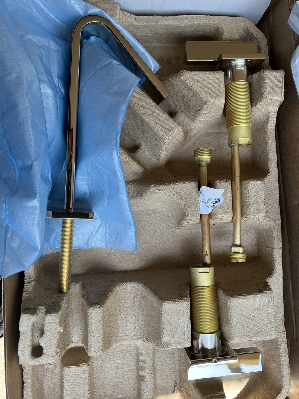 Kohler Loure K-14661-4-SN Wide-Spread Bathroom Sink Faucet - Vibrant ...